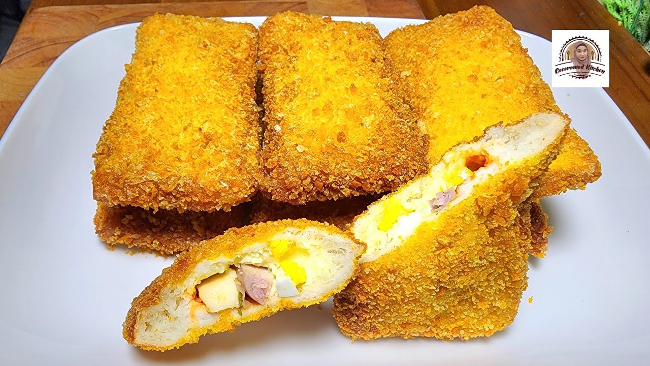 RISOL MAYO, KULIT ROTI TAWAR TERGAMPANG. JUMBO. BISA FROZEN - YouTube