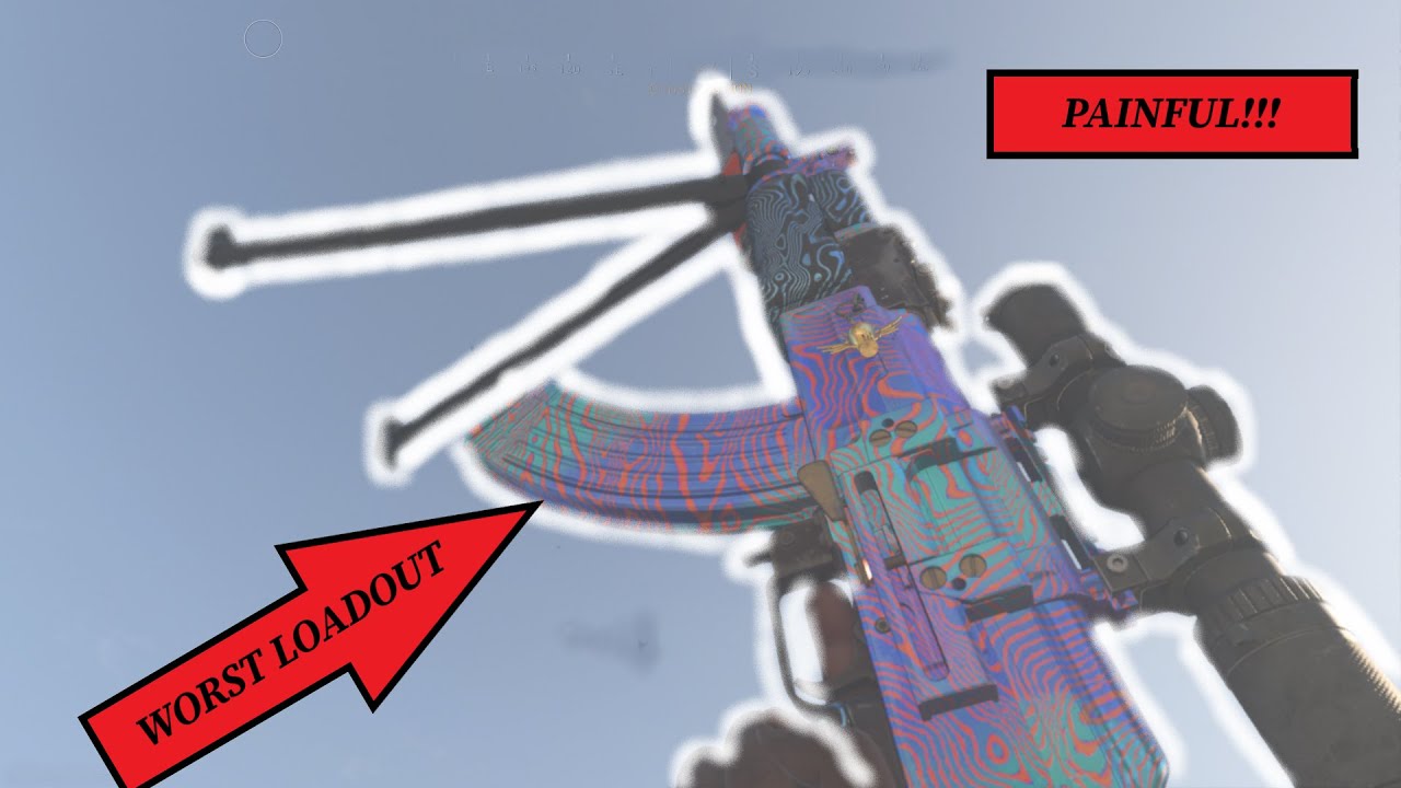 WARZONE WORST LOADOUT EVER - YouTube