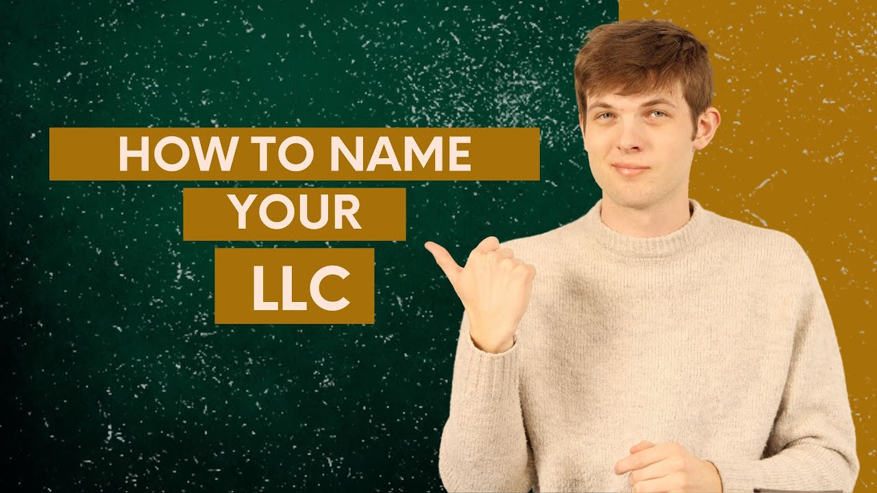 How to name your LLC - YouTube