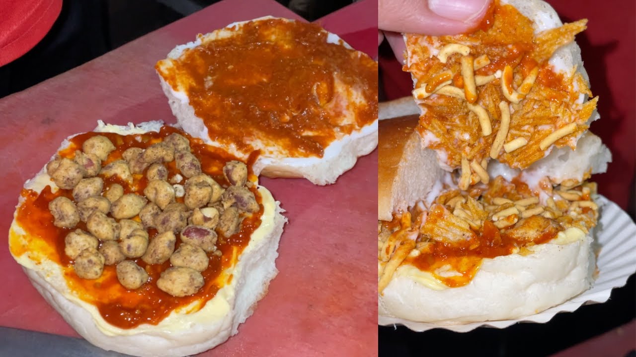 Spiciest Maska Bun of India 🥵 440 Volts Maska Bun 😱 Indian Street Food ...