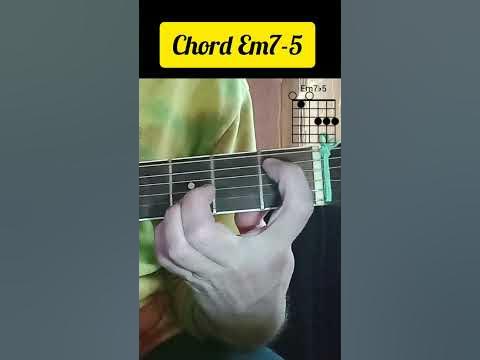 Guitar Tutorial - Chord - Em7-5 - #guitar #youtube #youtubeshorts #millionviews #music #em7 ...