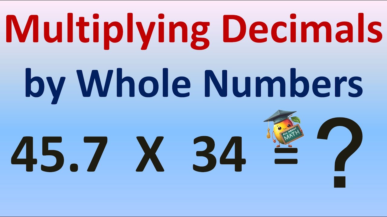 Multiplying Decimal by Whole Number : Math - YouTube