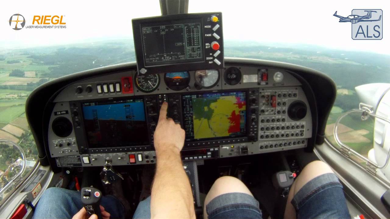 RIEGL LMS-Q680i Airborne Laser Scanner in operation - YouTube