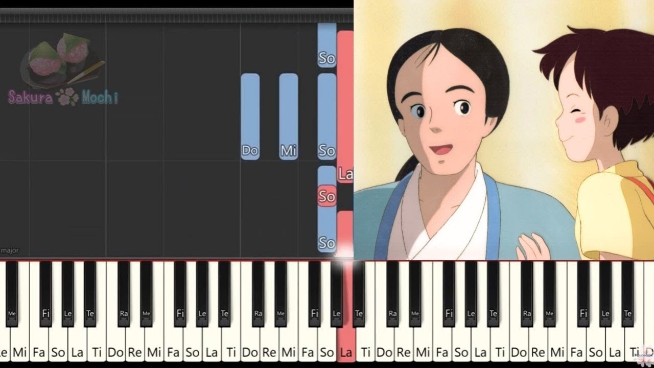 My Neighbor Totoro - Mother (Okaasan) Piano Tutorial - YouTube