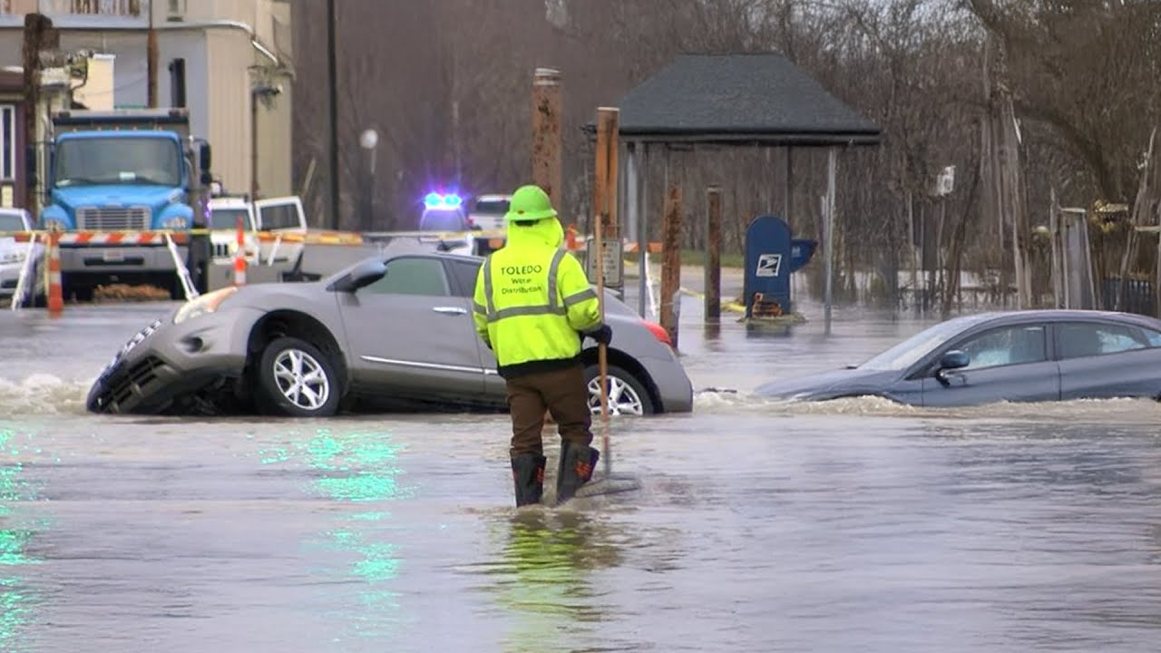 Breaking the Blockage Fixing a Clogged Culvert After Heavy Rain - YouTube