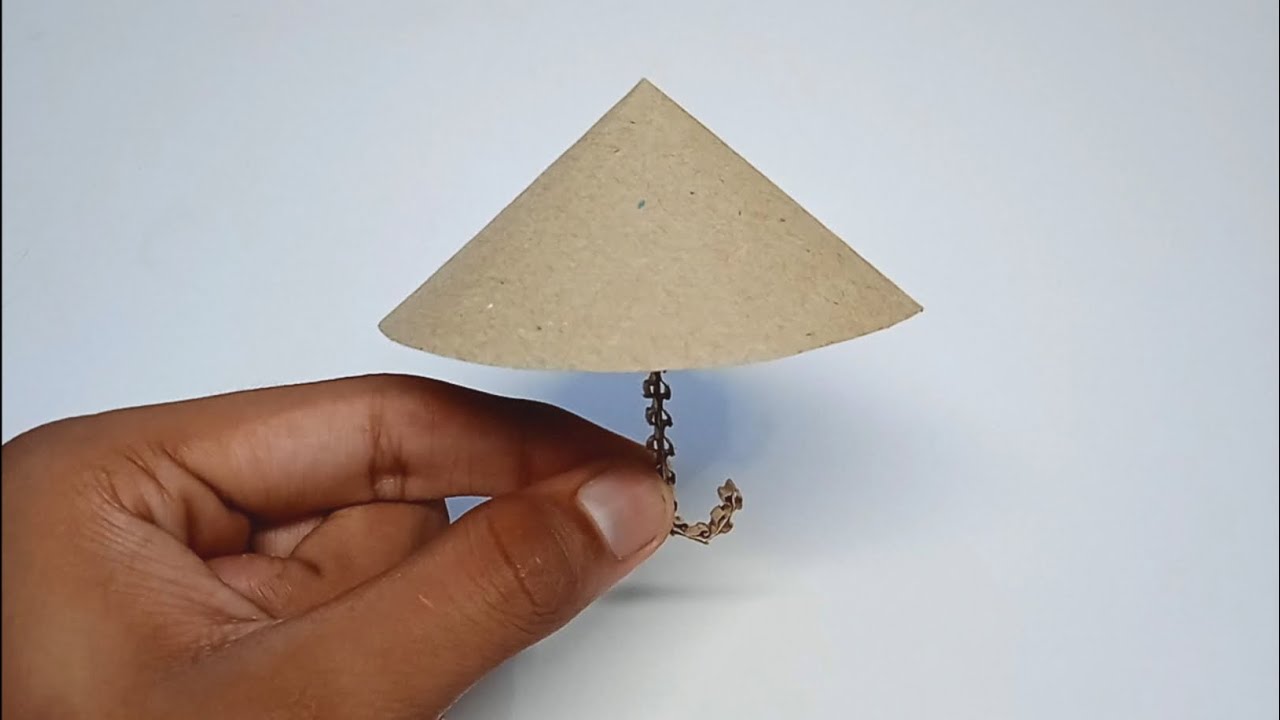 how to make a Umbrella in cardboard - YouTube
