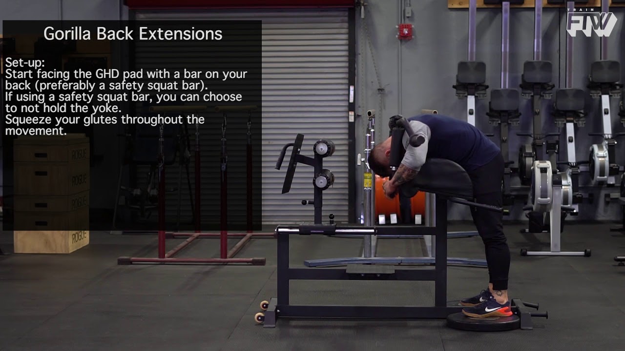 Gorilla Back Extensions - YouTube