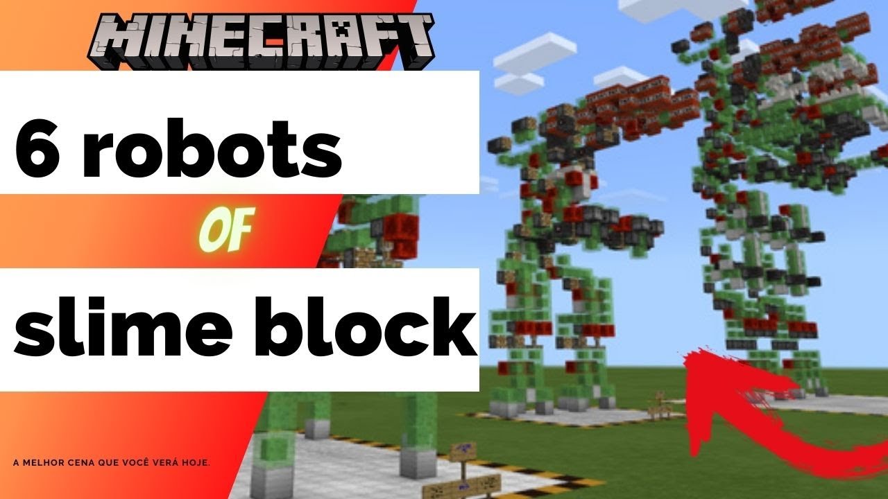 6 epic slime block robots! - YouTube
