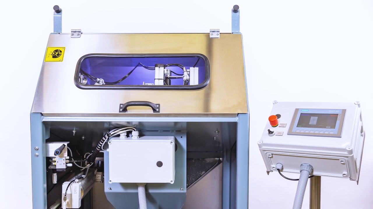 Automatic pummel tester 6-24mm - YouTube