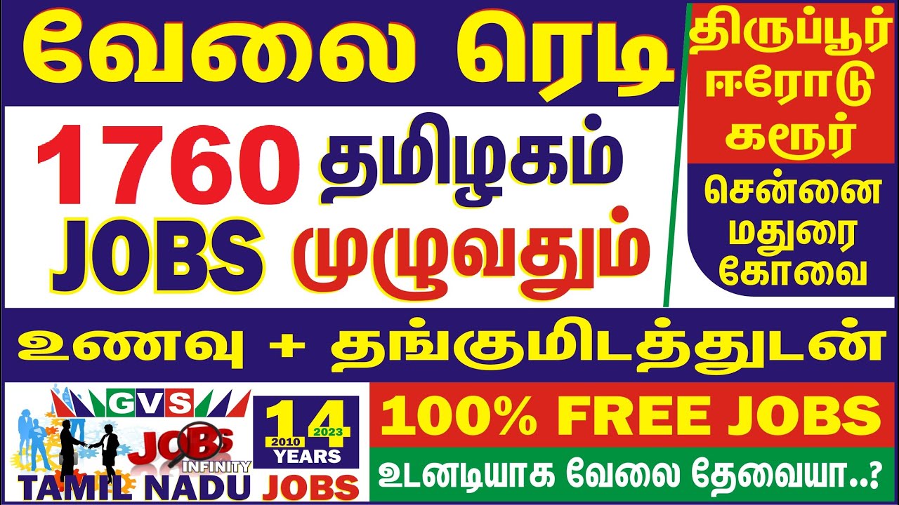 TAMIL NADU JOBS STAFF HELPER 100 tamil-nadu-jobs-staff-helper-100