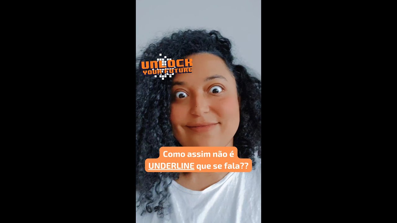 #AprendaIngles | Underline ou Underscore? 🧐 #Shorts - YouTube