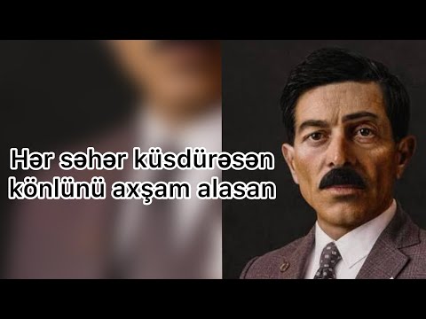 Əliağa Vahid -Qəzəl-Hər səhər küsdürəsən,könlünü axşam alasan