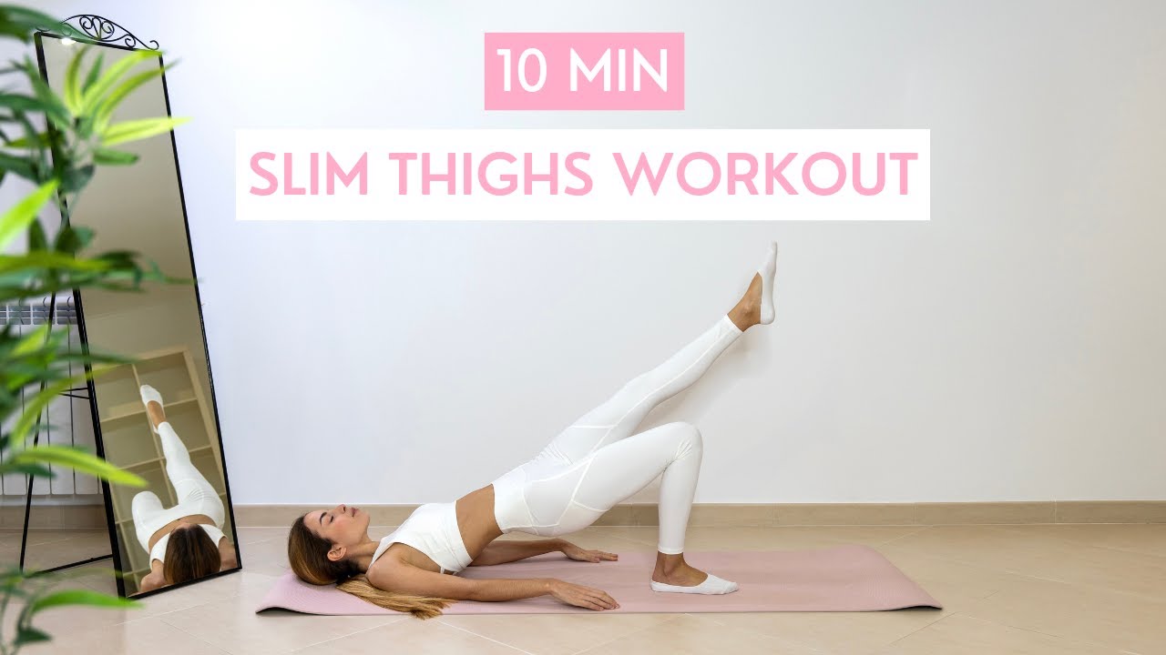 10 Min Slim Thighs And Legs Workout Inner Outer Thighs Pilates Youtube