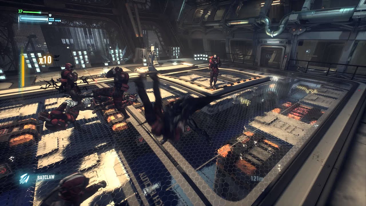 Batman Arkham Knight fight scene bat claw - YouTube
