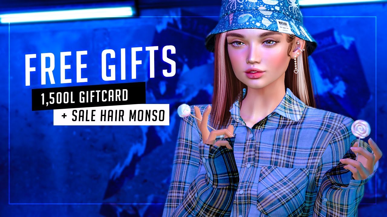 FREE GIFTS Second Life 1,500L Giftcard + Free clothes, accessories ...