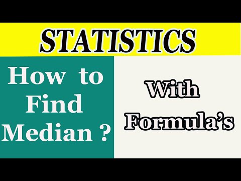 Statistics - Find the Median, Grouped Data, Un-Grouped Data in Urdu/Hindi 2020
