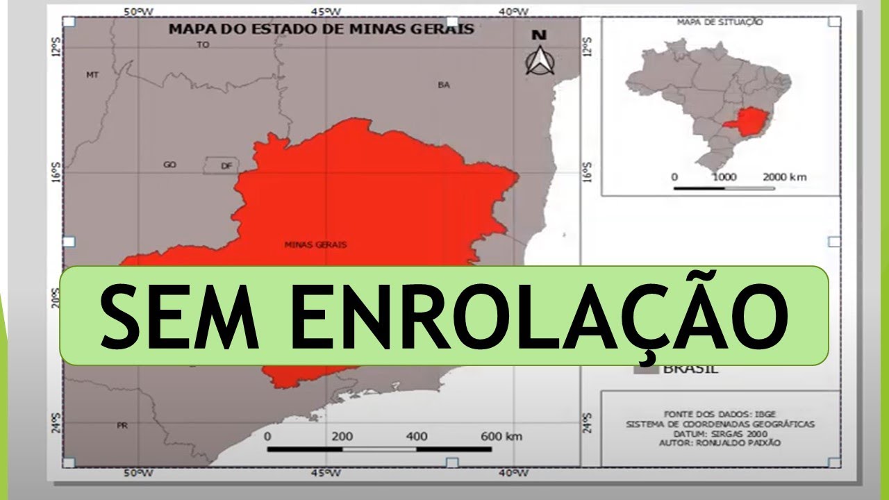COMO FAZER MAPA DE LOCALIZAÇÃO NO QGIS - YouTube