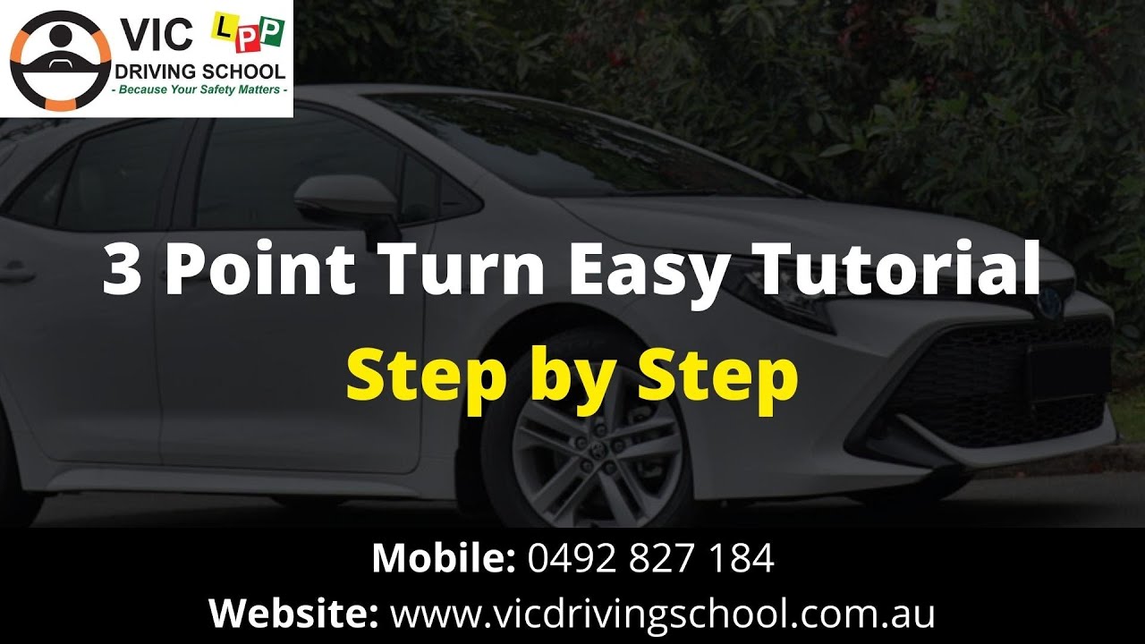 How to do 3 Point Turn | Easy Step by Step Full Tutorial | 2 Methods ...