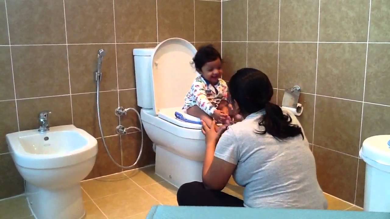 Poop training Ayaan - YouTube