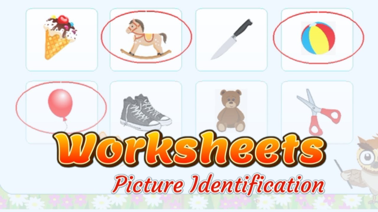 English Worksheets for UKG-6 | Picture Identification | UKG Worksheets ...