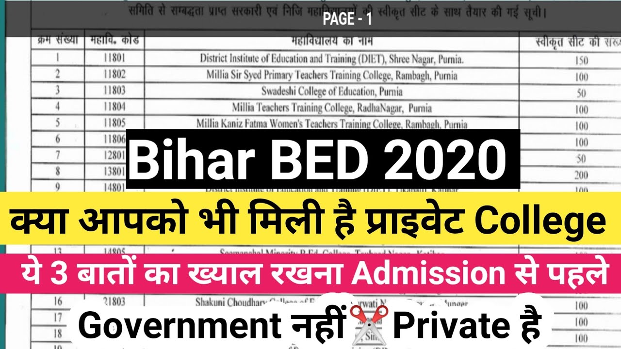 Bihar BED College List College One bihar-bed-college-list-college-one