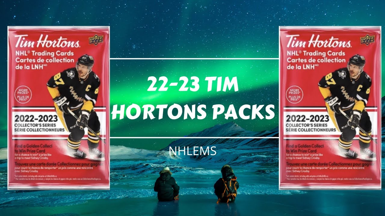 Opening day of Tim Hortons hockey card season!!!! - YouTube