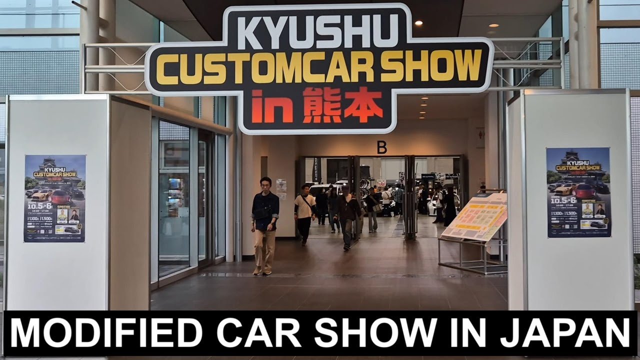 Japan - Kyushu Custom Car Show - Crazy Modified JDM Cars - YouTube