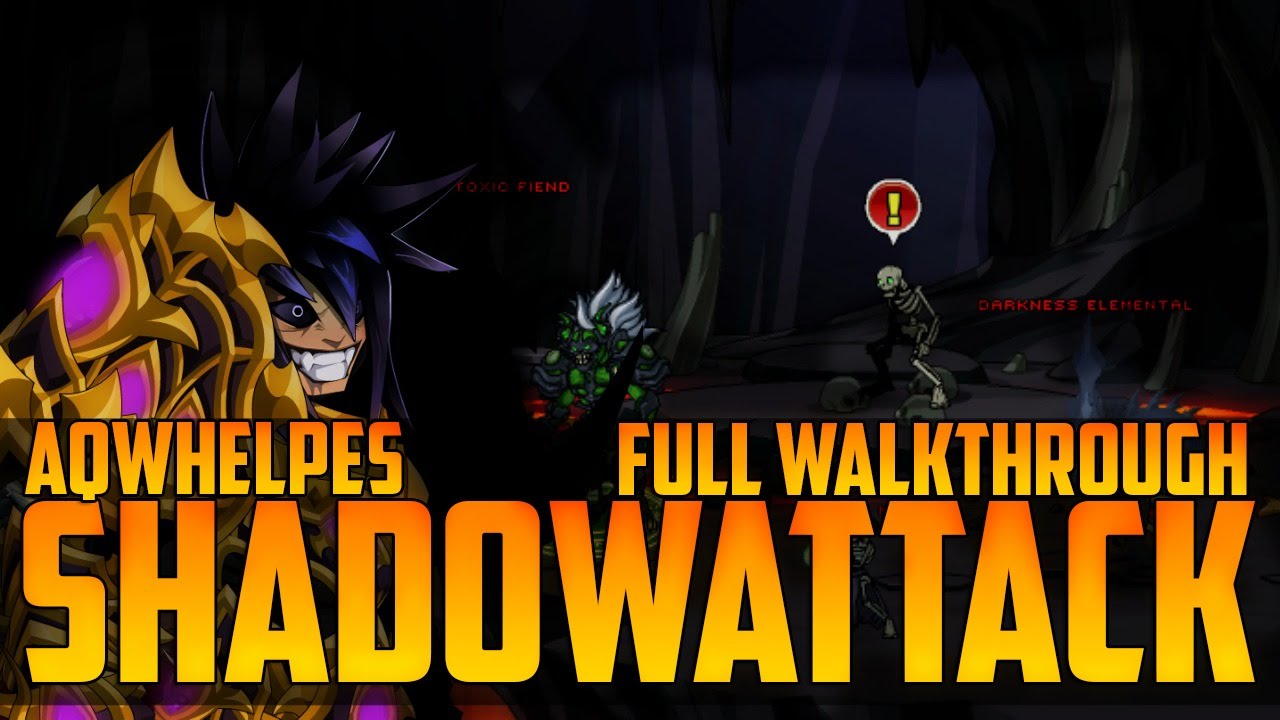 AQW Shadow Attack FULL Walkthrough - YouTube