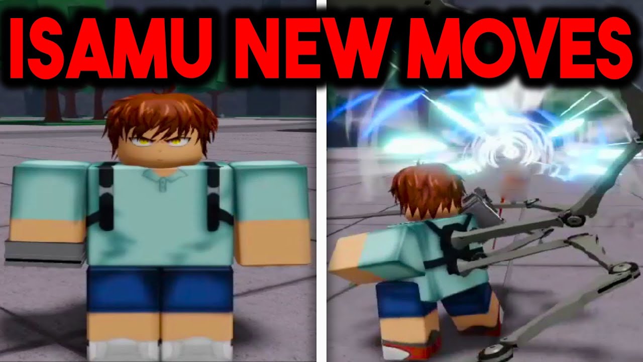 Isamu New Moves Showcase In Roblox The Strongest Battlegrounds - YouTube
