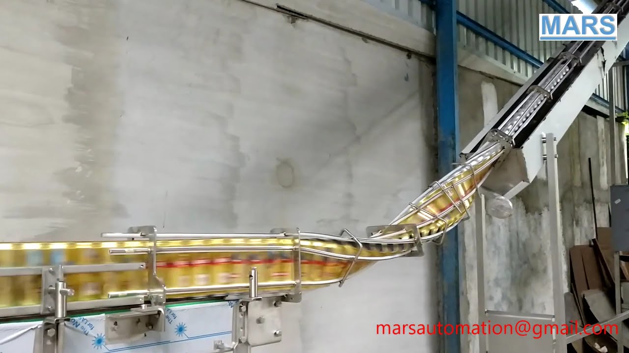 TIN CAN Twister Conveyor - made by 3D CNC Wire Bending Machine - YouTube