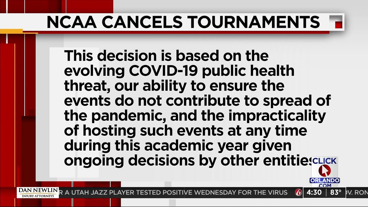 March Madness men’s and women’s basketball tournaments canceled by NCAA ...