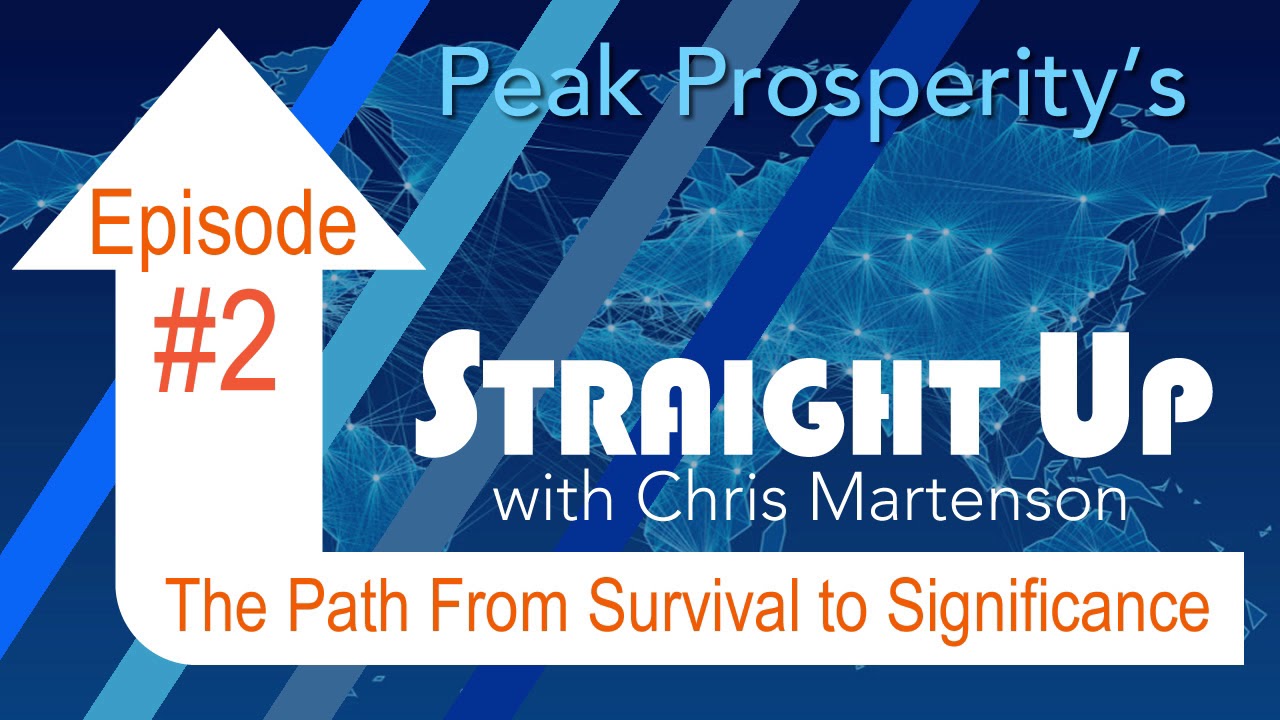 Straight Up #2: The Path From Survival to Significance - YouTube