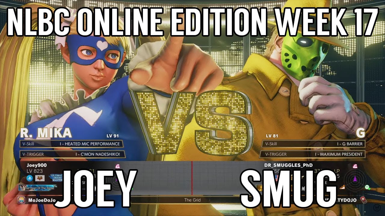 Street Fighter V Loser Final - Joey (R. Mika) vs SMUG (G) @ NLBC Online ...