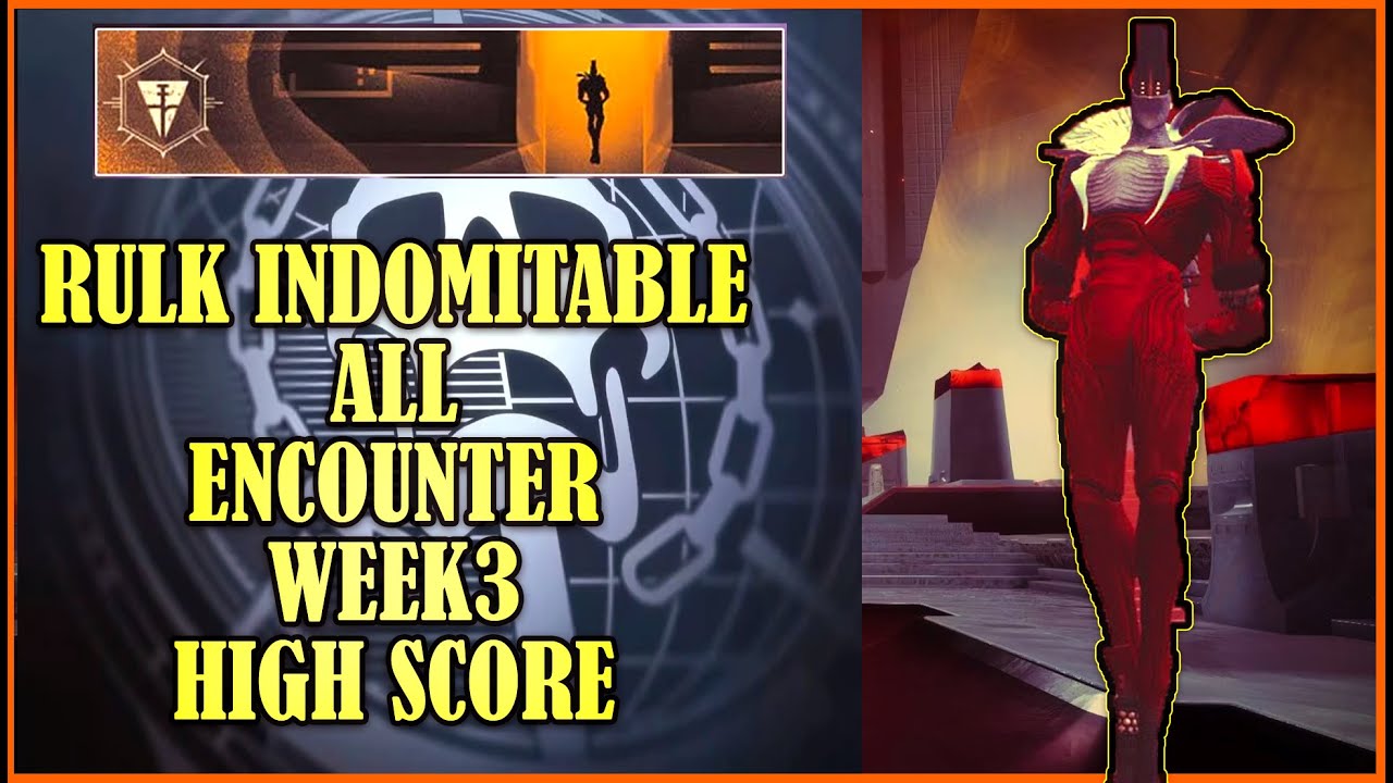ALL WEEK 3 PANTHEON BOSSES ENCOUNTER WITH HIGH SCORE - RULK INDOMITABLE ...