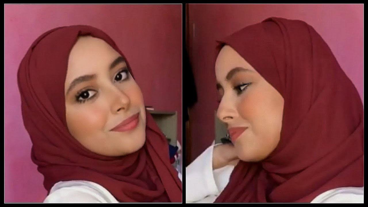 Simple hijab karne ka tarika -Hijab Styles 2020-Chiffon Hijab Tutorial ...