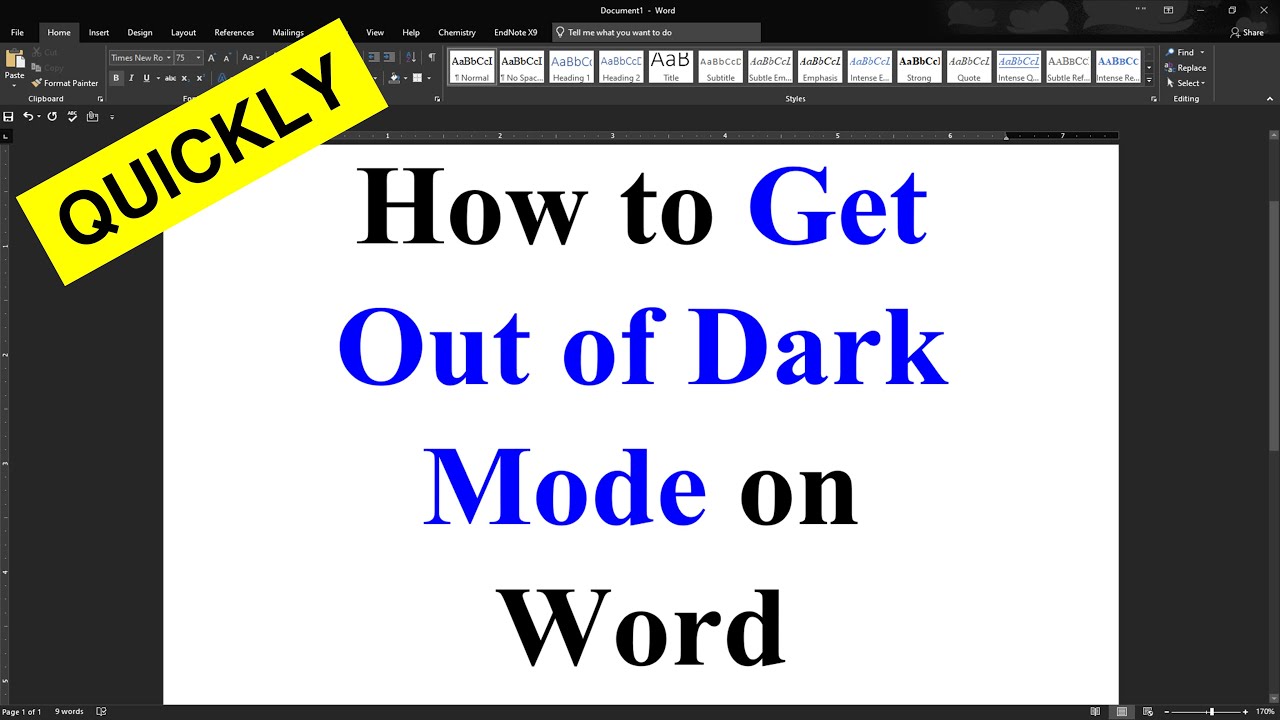 How To Get Out Of Dark Mode On Word Microsoft YouTube how-to-get-out-of-dark-mode-on-word-microsoft-youtube