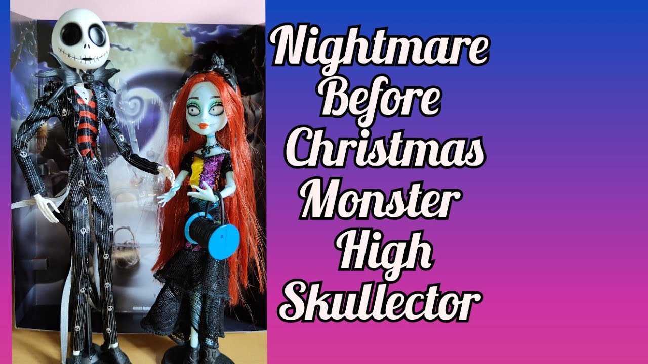 Nightmare Before Christmas, Monster High Skullector, review, unboxing ...
