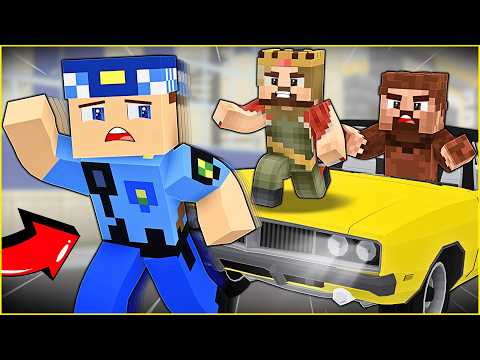 ZENGİN VE FAKİR, KEREM KOMİSER'E ARABAYLA ÇARPTI! 😱 - Minecraft