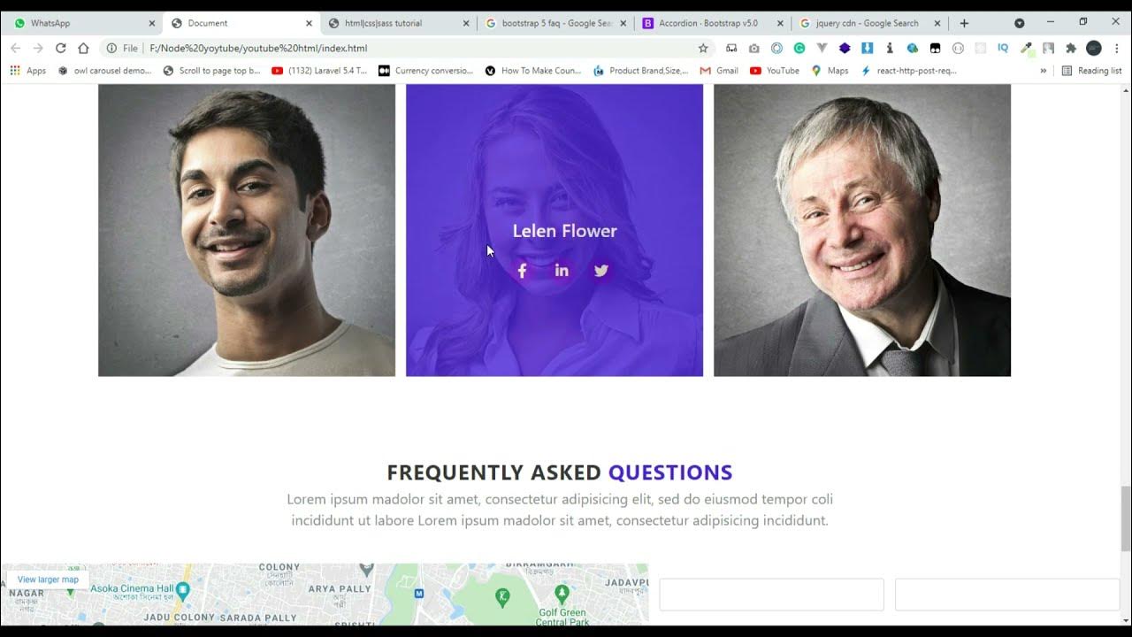 #3 How to make website using HTML ,SASS / SCSS & CSS | Website Design step by step - YouTube