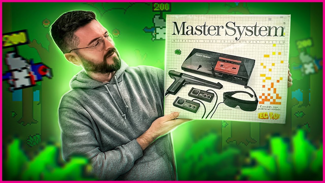 UNBOXING de um MASTER SYSTEM da TECTOY. E tudo sobre a chegada dele no ...