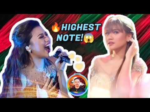 She's hitting the High Notes with ease! very effortless (GRABE SOBRANG ...