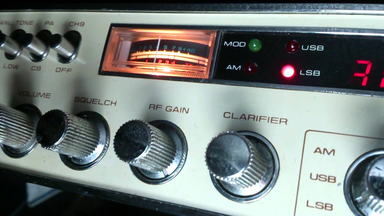 Ssb and am american stag 357 cb radio in the car - YouTube