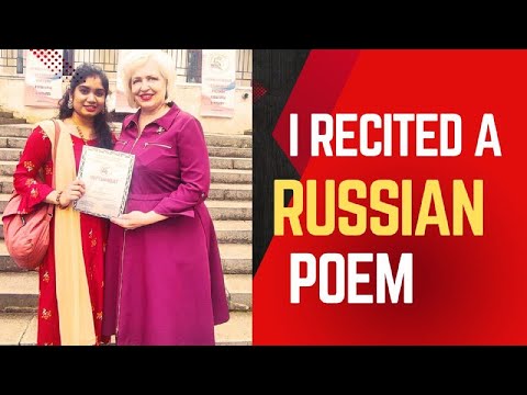 I Recited a Russian Poem || Mbbs Russia || Crimea federal University ...