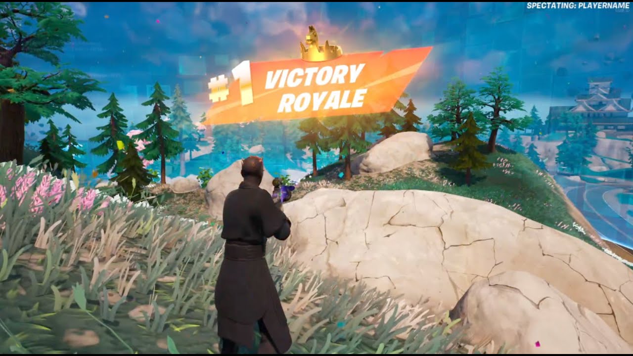 Getting a victory crown in fortnite! - YouTube