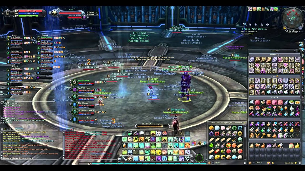 Aion - Elyos of Nexus - first Antriksha kill! - YouTube