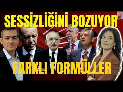 SESSİZLİĞİNİ BOZUYOR MU? NE YAPACAK? FARKLI FORMÜLLER #canlı #chp #anket  #mansuryavaş