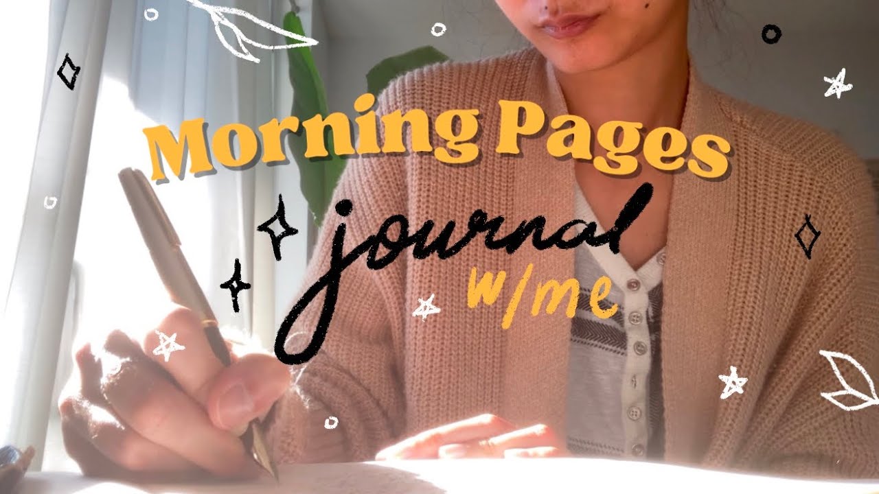 A quick morning journal session (A5 Hobonichi Day-Free) - YouTube