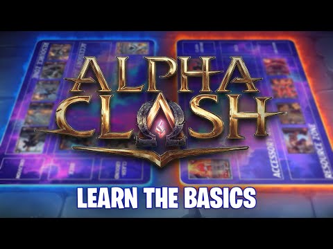 Intro To Alpha Clash Trading Card Game! *Learn The Basics*