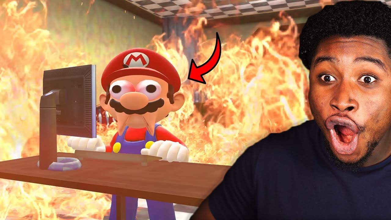 MARIO REACTS TO PEOPLE ROASTING HIM! - YouTube