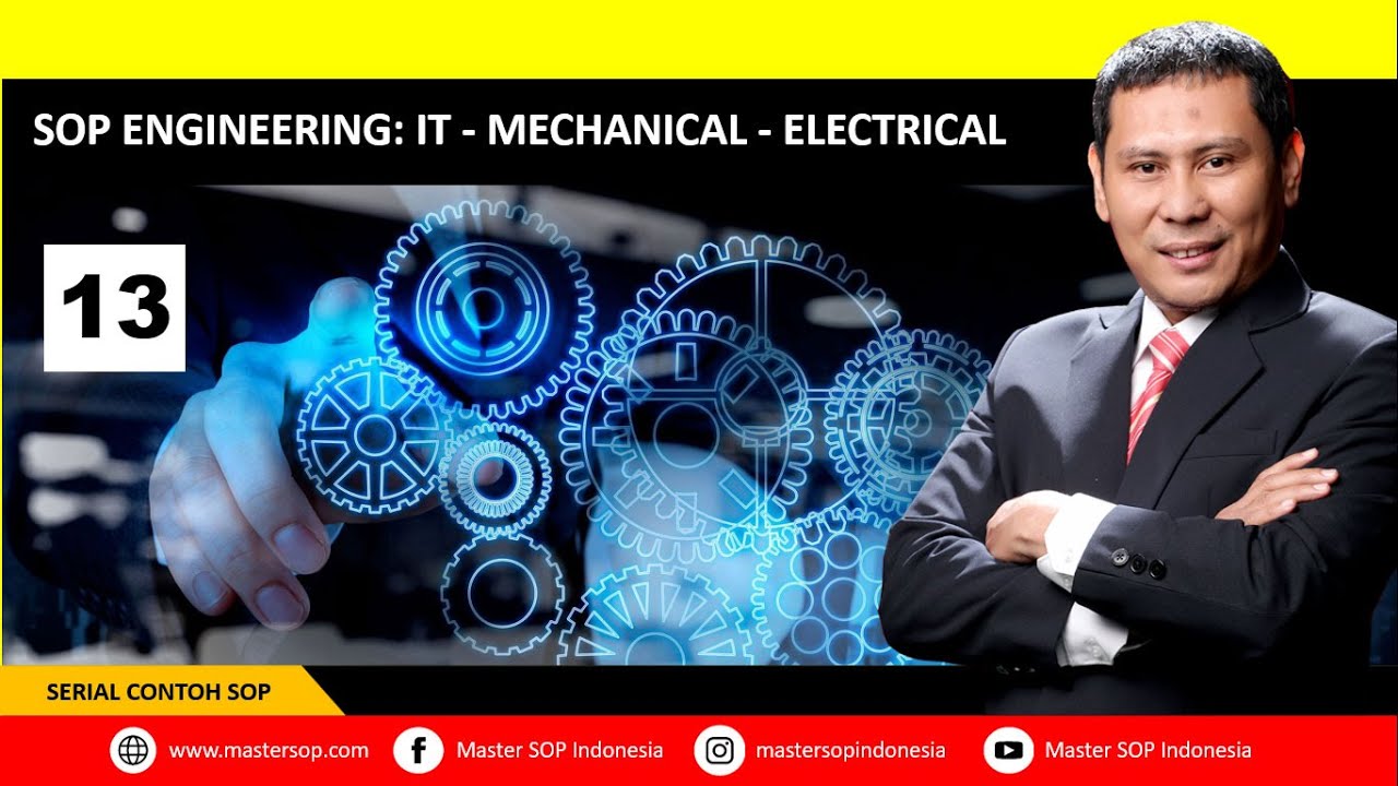 Paket 12. Contoh SOP Engineering, IT dan Mechanical Electrical (ME ...